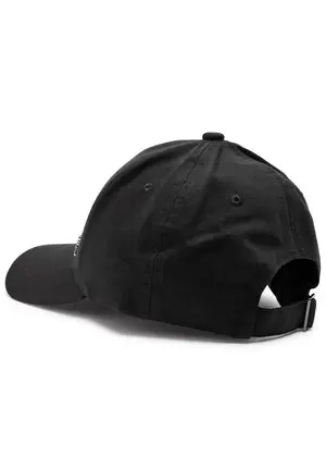 BOSS Logo-appliquéd Canvas Cap - Black