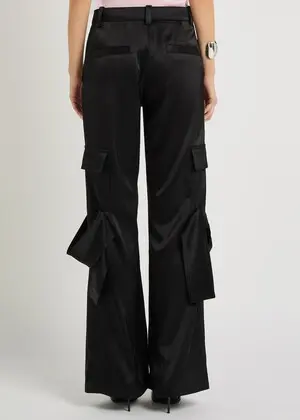 COURREGES Utility Chaps Satin Trousers