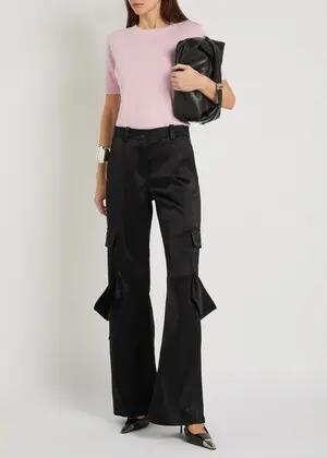 COURREGES Utility Chaps Satin Trousers