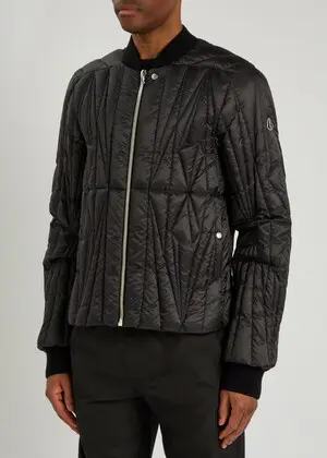 Rick Owens X Moncler Geocamo Padded Flight Jacket