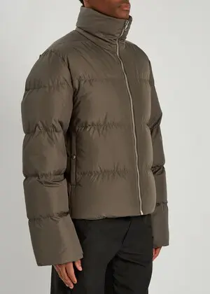 Rick Owens X Moncler Cyclopic Padded Jacket - Brown