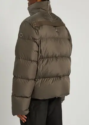 Rick Owens X Moncler Cyclopic Padded Jacket - Brown