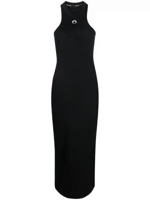 MARINE SERRE Crescent Moon Racerback Dress