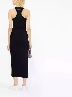 MARINE SERRE Crescent Moon Racerback Dress
