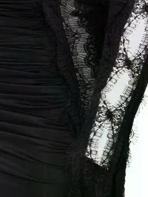 Blumarine Long-sleeved Lace Dress