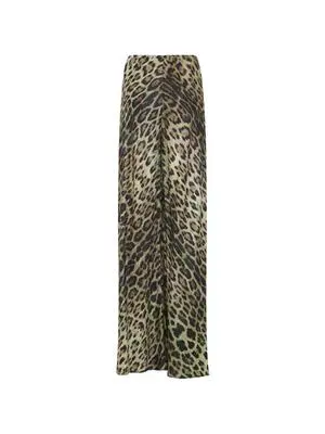 Roberto Cavalli Leopard-print Trousers