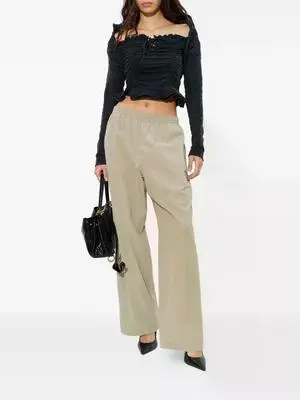 Balenciaga Ruffled Off-shoulder Top