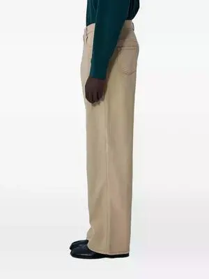 Miu Miu Five-pocket Jeans With Logo Motif