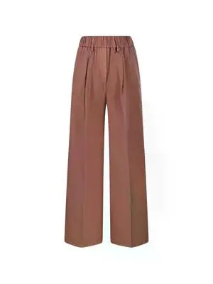 FORTE_FORTE Palazzo Trousers - Brown