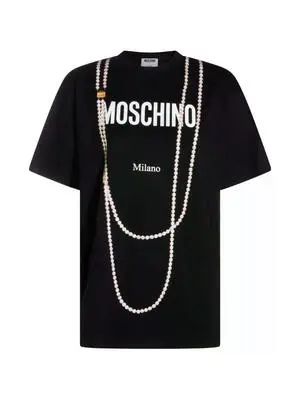 Love Moschino Straight Hem T-shirts For Women
