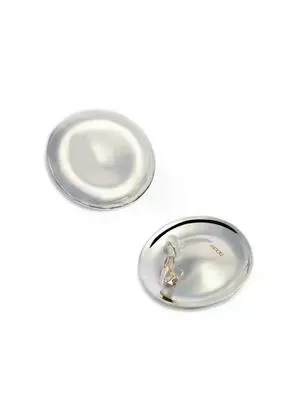 PATOU Disc Clip Earrings