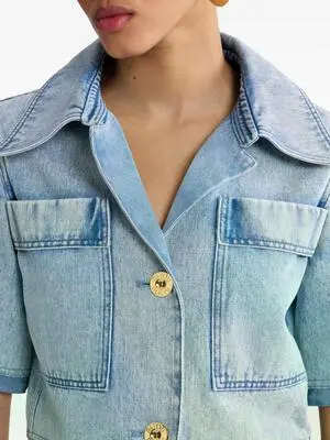 PATOU Cropped Jacket - Blue