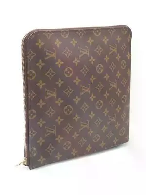 LOUIS VUITTON Monogram Zip Document Case