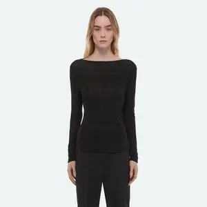 Helmut Lang Reverse Cowl Top - Black