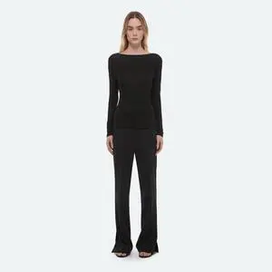 Helmut Lang Reverse Cowl Top - Black