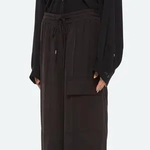Helmut Lang Twill Wide-leg Cargo Pants - Bistre