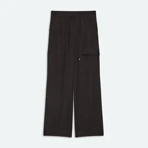 Helmut Lang Twill Wide-leg Cargo Pants - Bistre