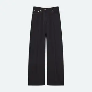 Helmut Lang Relaxed Bootcut Wool Gabardine Trousers