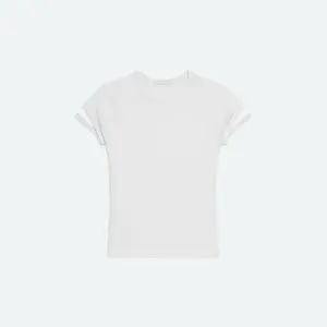 Helmut Lang Cropped Raglan Crewneck T-shirt - Optic White