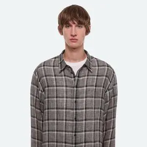Helmut Lang Relaxed Plaid Shirt