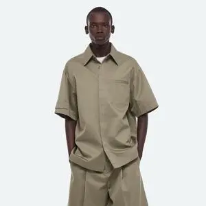 Helmut Lang Looped Tape Shirt - Vetiver