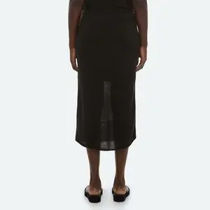Helmut Lang Sheer Layered Midi Skirt