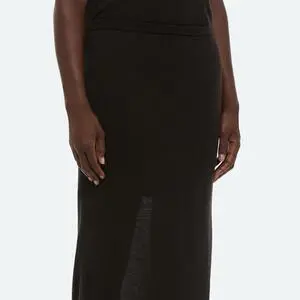 Helmut Lang Sheer Layered Midi Skirt