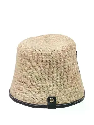 Jacquemus Le Bob Soli Raffia Bucket Hat