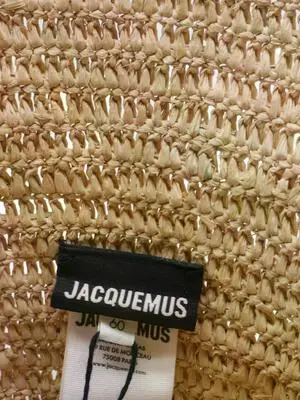 Jacquemus Le Bob Soli Raffia Bucket Hat