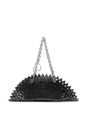 Blumarine Laser-cut Chain Shoulder Bag