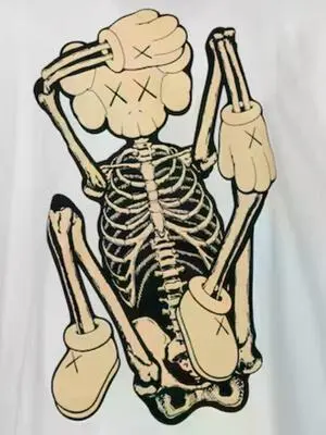KAWS Skeleton-print T-shirt - White