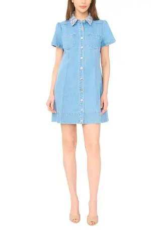 Collared Denim Dresses
