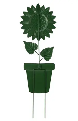 GLITZHOME 36"h Metal Sunflower Yardstake