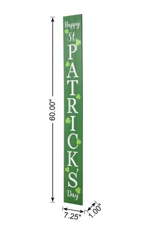 GLITZHOME 60"l Wooden St. Patrick's Porch Sign
