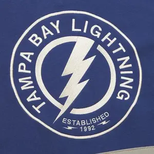 Mitchell & Ness Tampa Bay Lightning Heritage Lace-up Pullover Sweatshirt