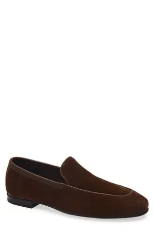 John Lobb Tyne Ii Loafer - 2y-dark Brown