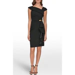Donna Karan New York Square Neck Cocktail Dresses