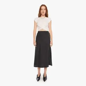 Natalie Martin Anita Print Midi Skirt - Black