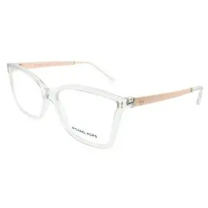 Michael Kors Caracas Rectangle Eyeglasses - Crystal Clear (mk_4058_3050)
