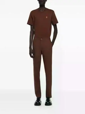 Sandro Jersey Trousers - Brown