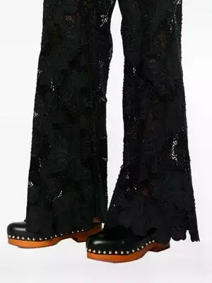 Sandro Floral Lace Trousers