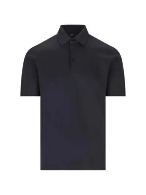 Herno Short Sleeves Polo Shirt - Blue