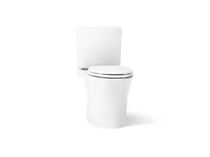 KOHLER Veil Two-piece Elongated Toilet With Skirted Trapway, 1.28 Gpf - One-color