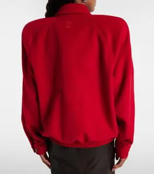 Magda Butrym Wool Bomber Jacket - Red
