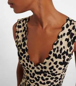 Marysia Charleston Leopard-print Swimsuit