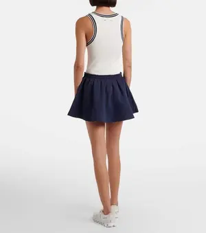 The Upside Daria Cotton-jersey Miniskirt