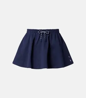 The Upside Daria Cotton-jersey Miniskirt - Blue