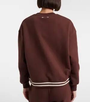 The Upside Striped Cotton Jersey Sweatshirt