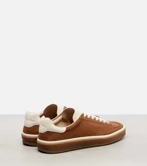 Loro Piana Tennis Suede Sneakers