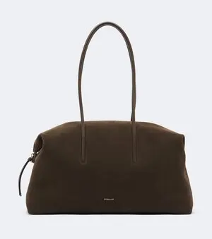 DEMELLIER Stockholm Large Suede Tote Bag - Brown